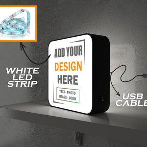 Custom Photo Gift-couples Gift-custom Night Light up Sign Shadow Box ...