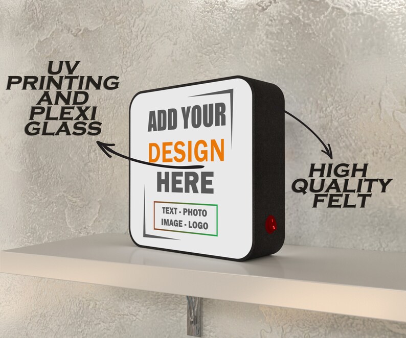 Custom Night Light up Sign Shadow Box-teen Girl Room Decor Kids Night ...