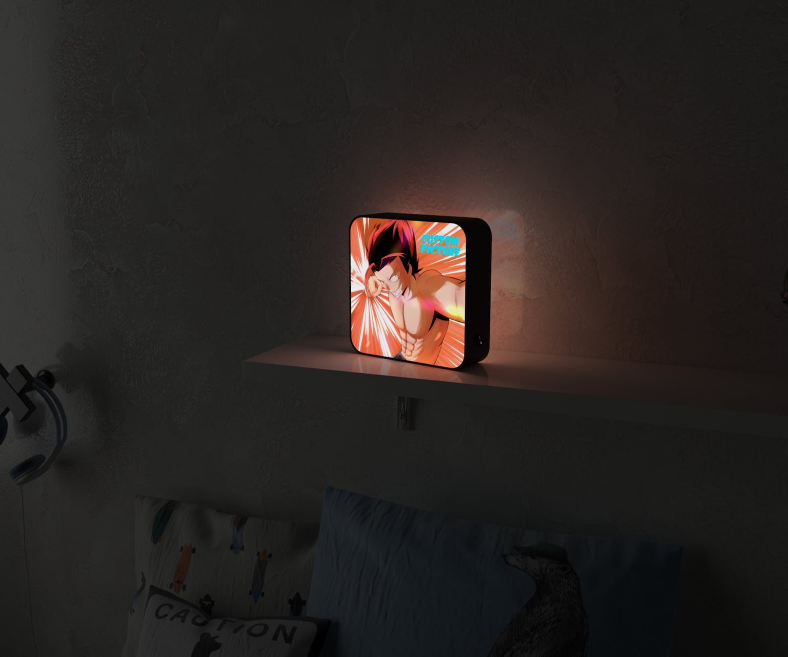 Custom Night Light up Sign Shadow Box-teen Girl Room Decor Kids Night ...