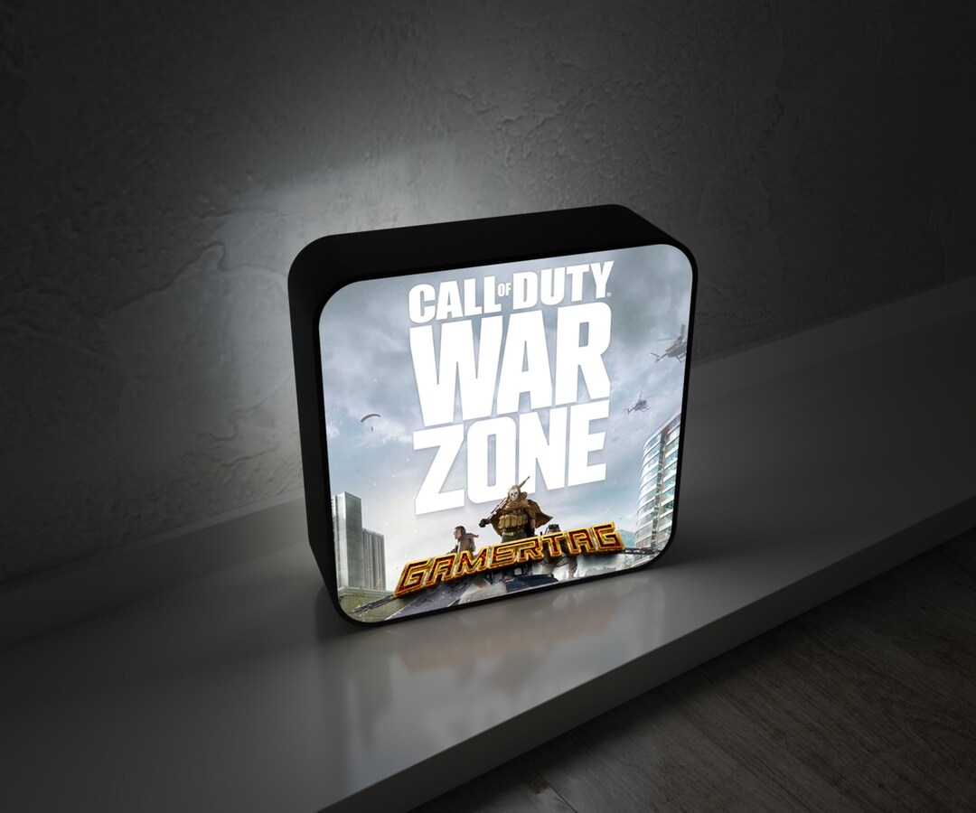 Custom Night Light up Sign Shadow Box-gamer Gifts-led Sign-couples Gift ...