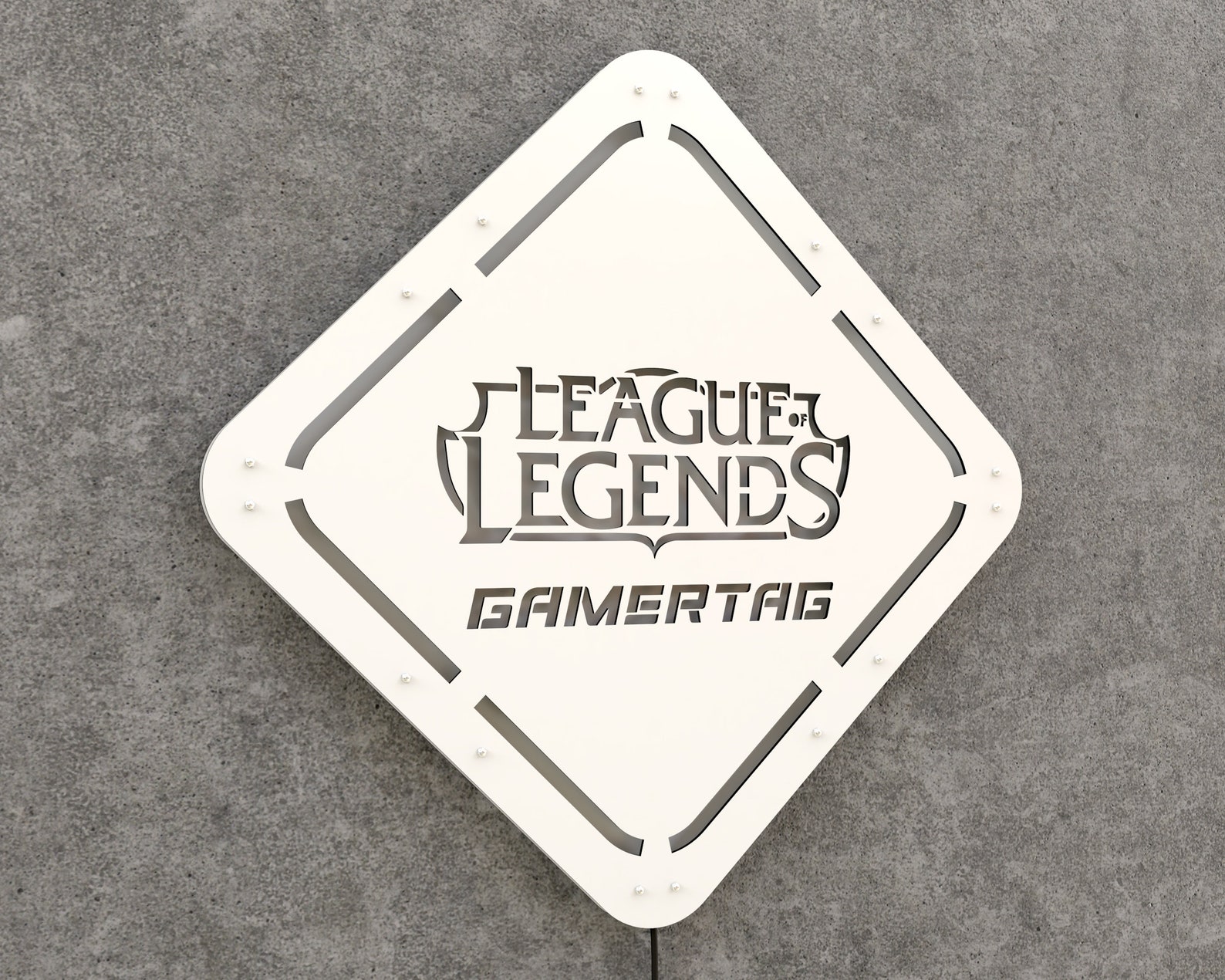 League of Legends Game Room Sign Lighted Wall Art-playroom - Etsy