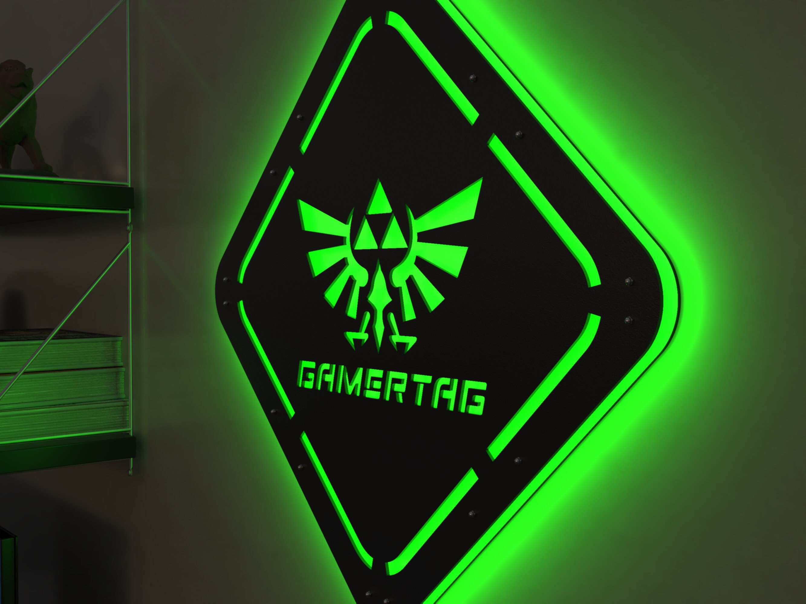 The Legend of Zelda Gift Game Room Sign Lighted Wall - Etsy