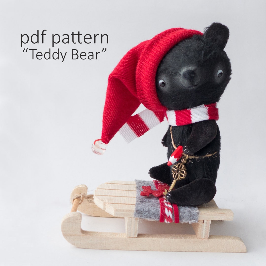 Teddy Bear Pattern Pdf DIY Teddy Pattern - Etsy