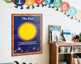 Planet Earth Poster Space Printable Earth Wall Art Poster - Etsy