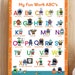 ABC Poster Alphabet Wall Art Printable Toddlers ABC Print Abc Job ...