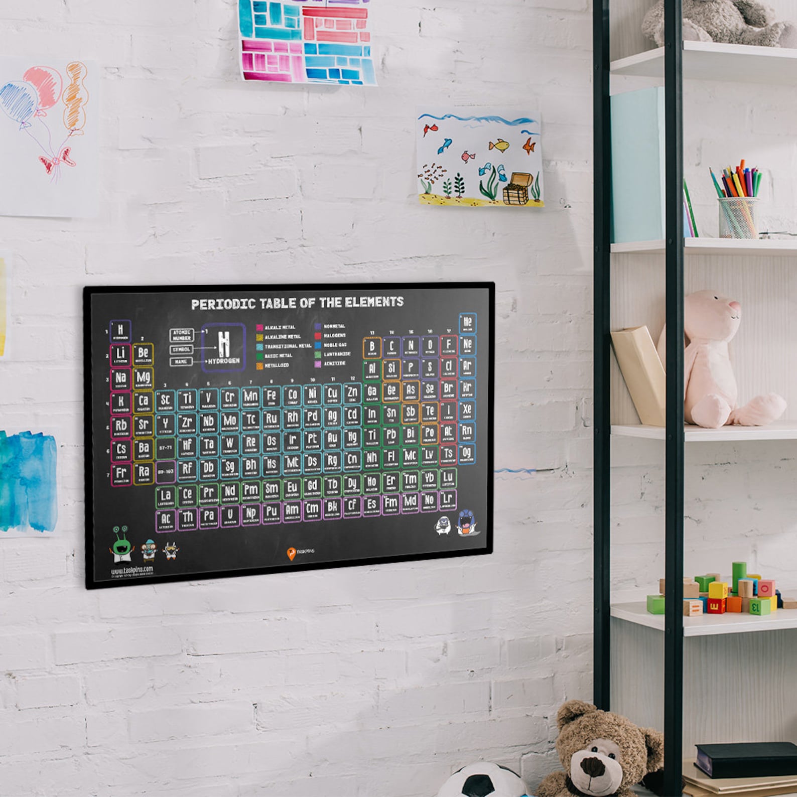 Periodic Table Poster Pre Teen Science Classroom Ideas Secondary School Chemistry Educational ...