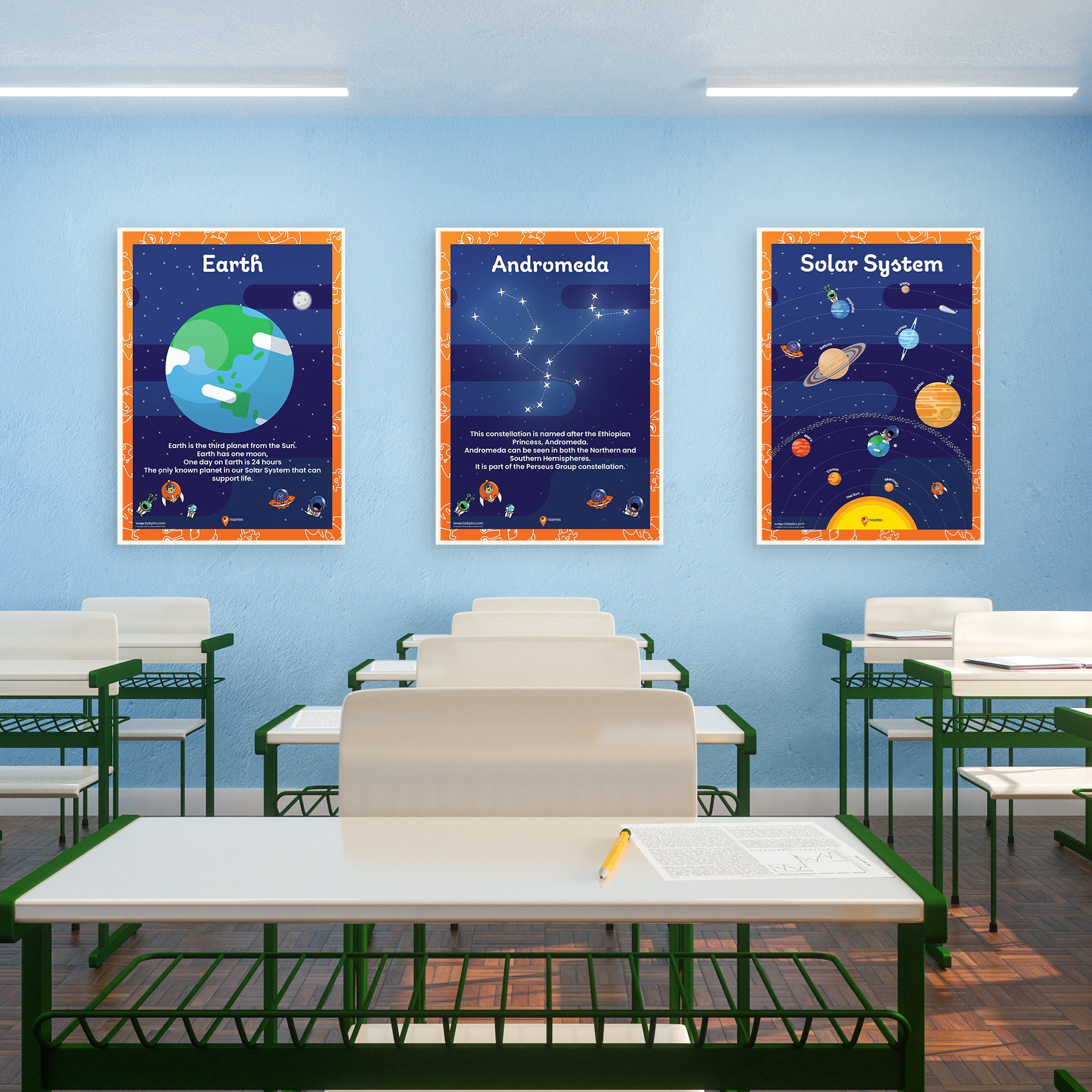 Andromeda Printable Space Wall Star Bedroom Ideas Decoration Space Art ...