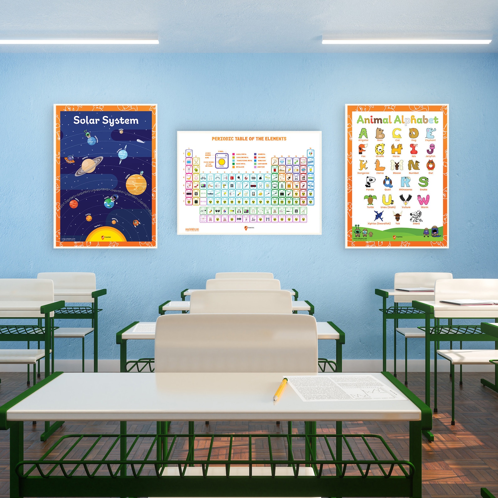Periodic Table Poster Kids Science Classroom Ideas Pictures Primary ...