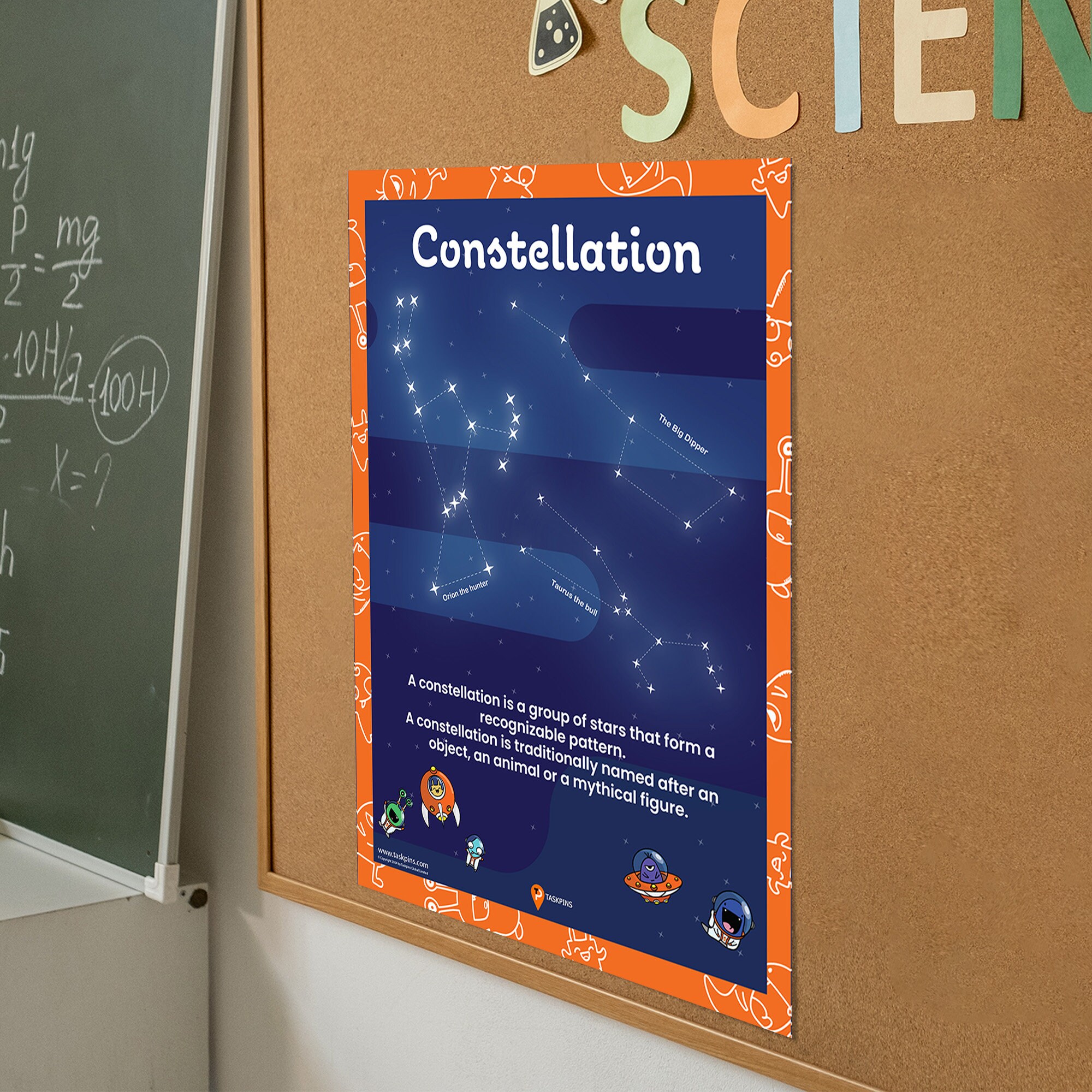 Constellation Space Printable Science Wall Art Kids Bedroom Ideas Wall ...