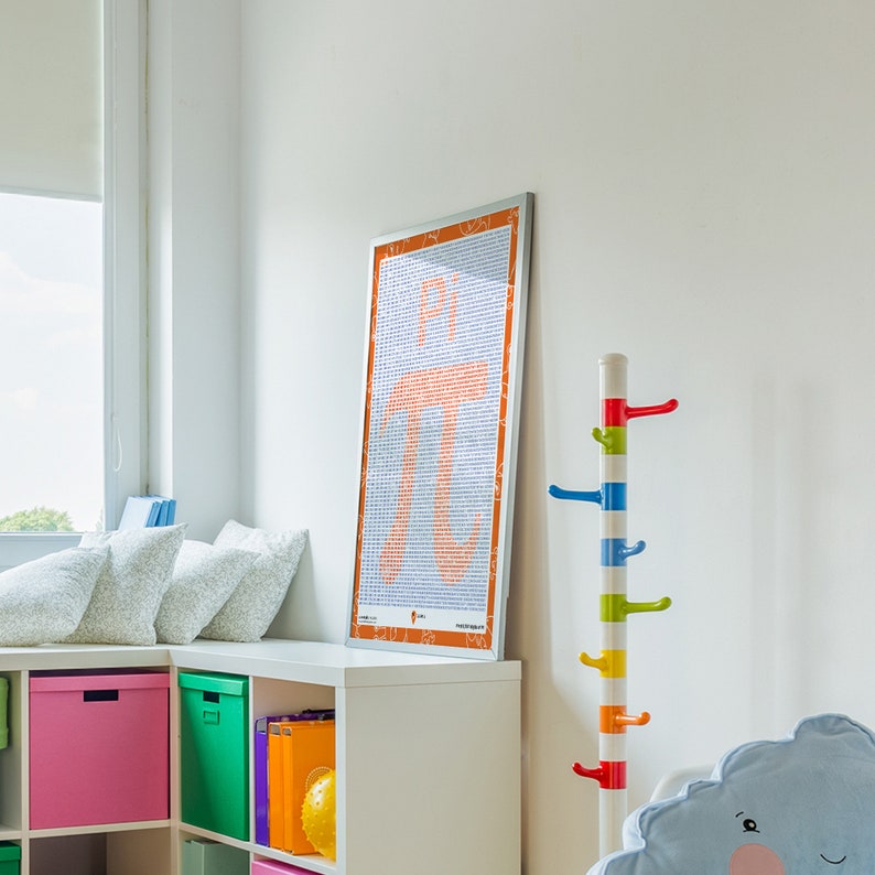 Pi Poster Math Classroom Pi Radian Irrational Number Print Mathematics ...