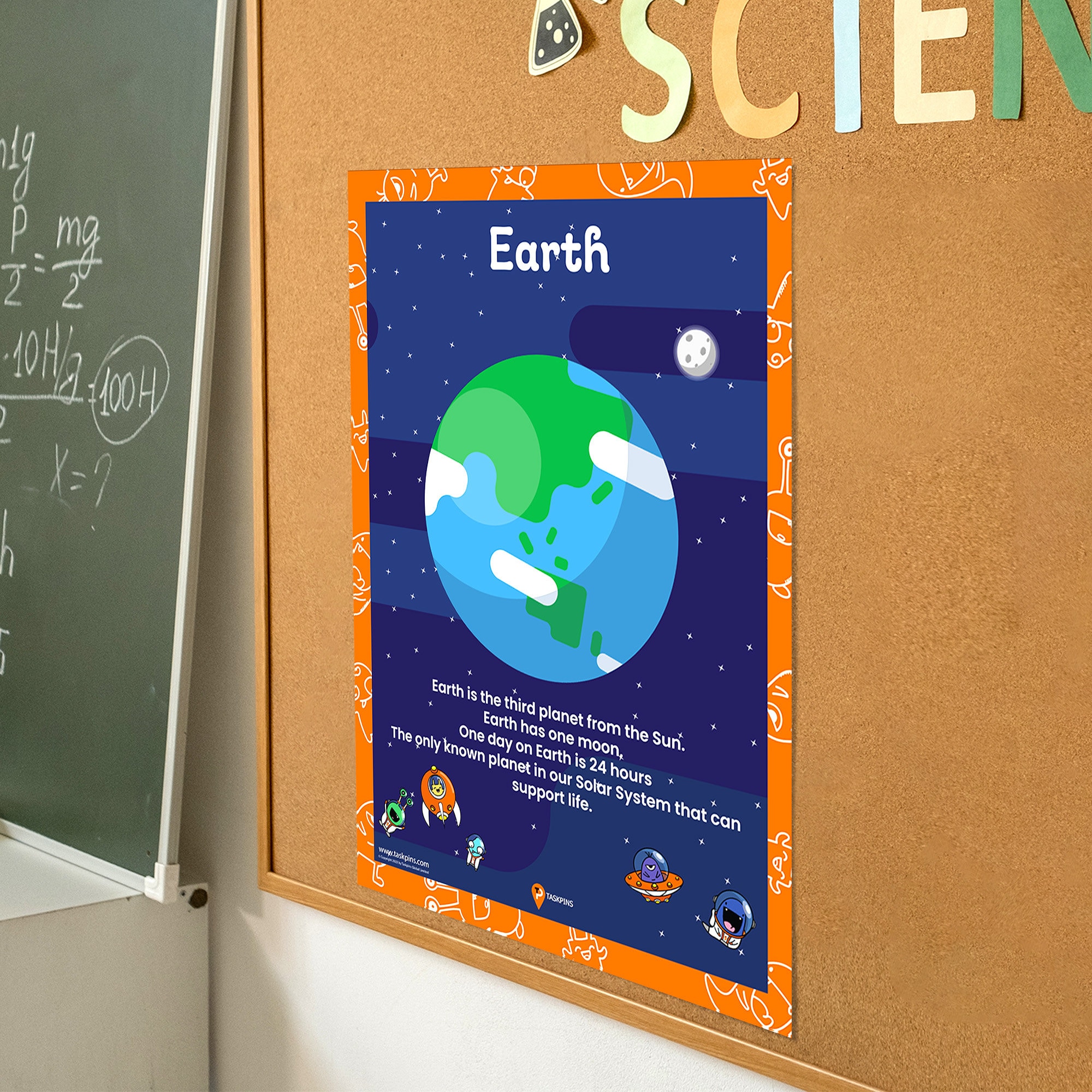 Planet Earth Poster Space Printable Earth Wall Art Poster Earth Kids ...