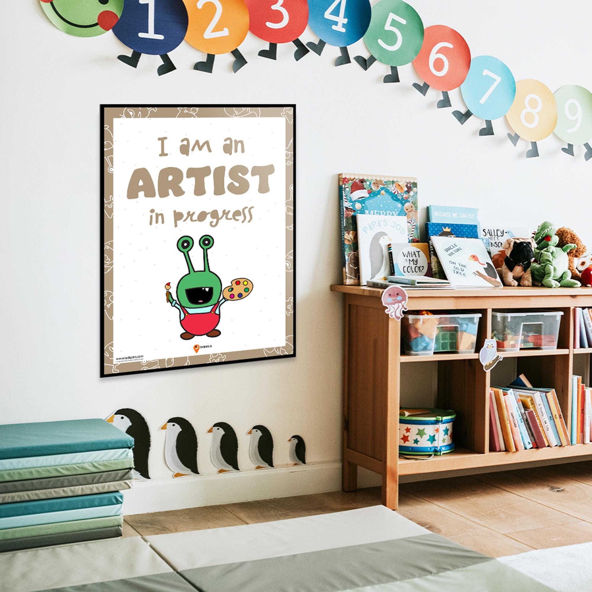 Artist Poster Wall Art Kids Room Decor Positive Affirmations Kids ...