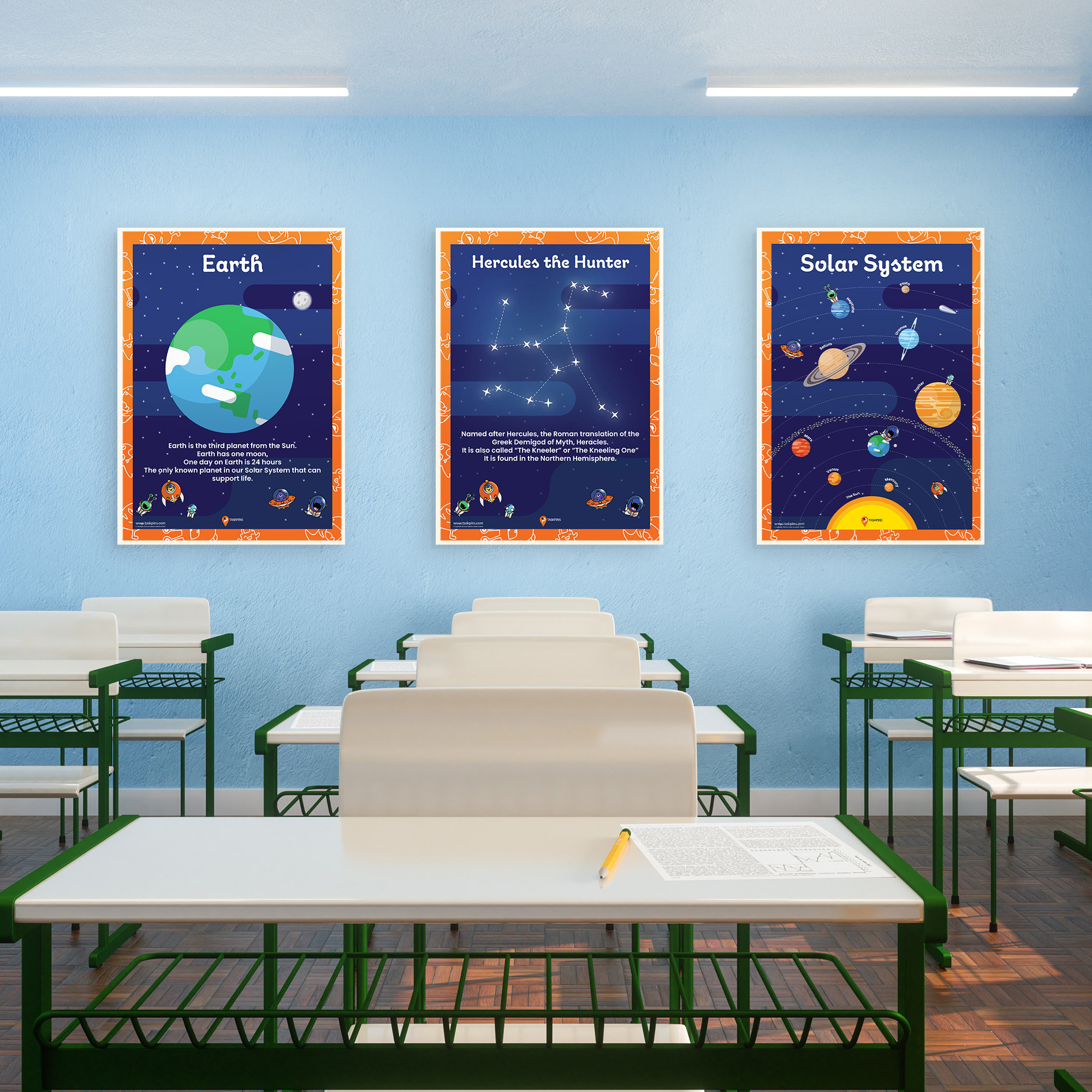 Hercules Printable Space Wall Star Bedroom Ideas Decoration Space Art ...