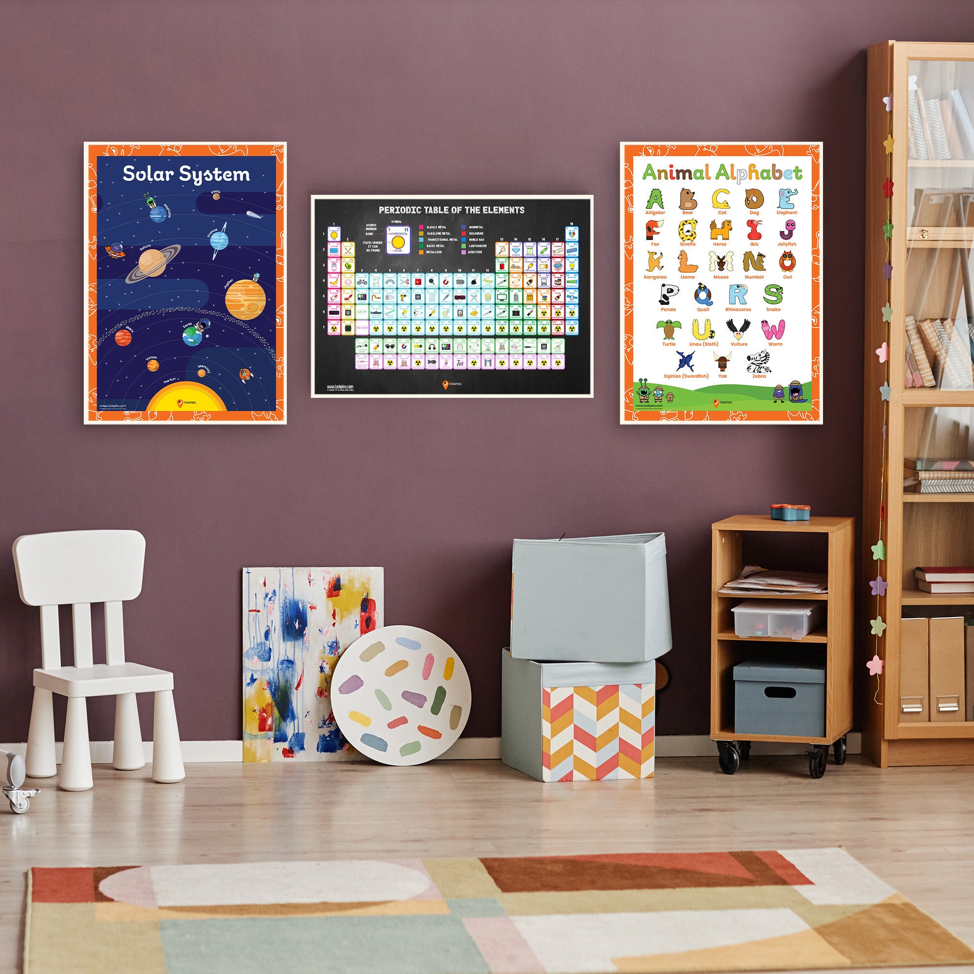 Periodic Table Poster Kids Science Classroom Ideas Element Primary ...