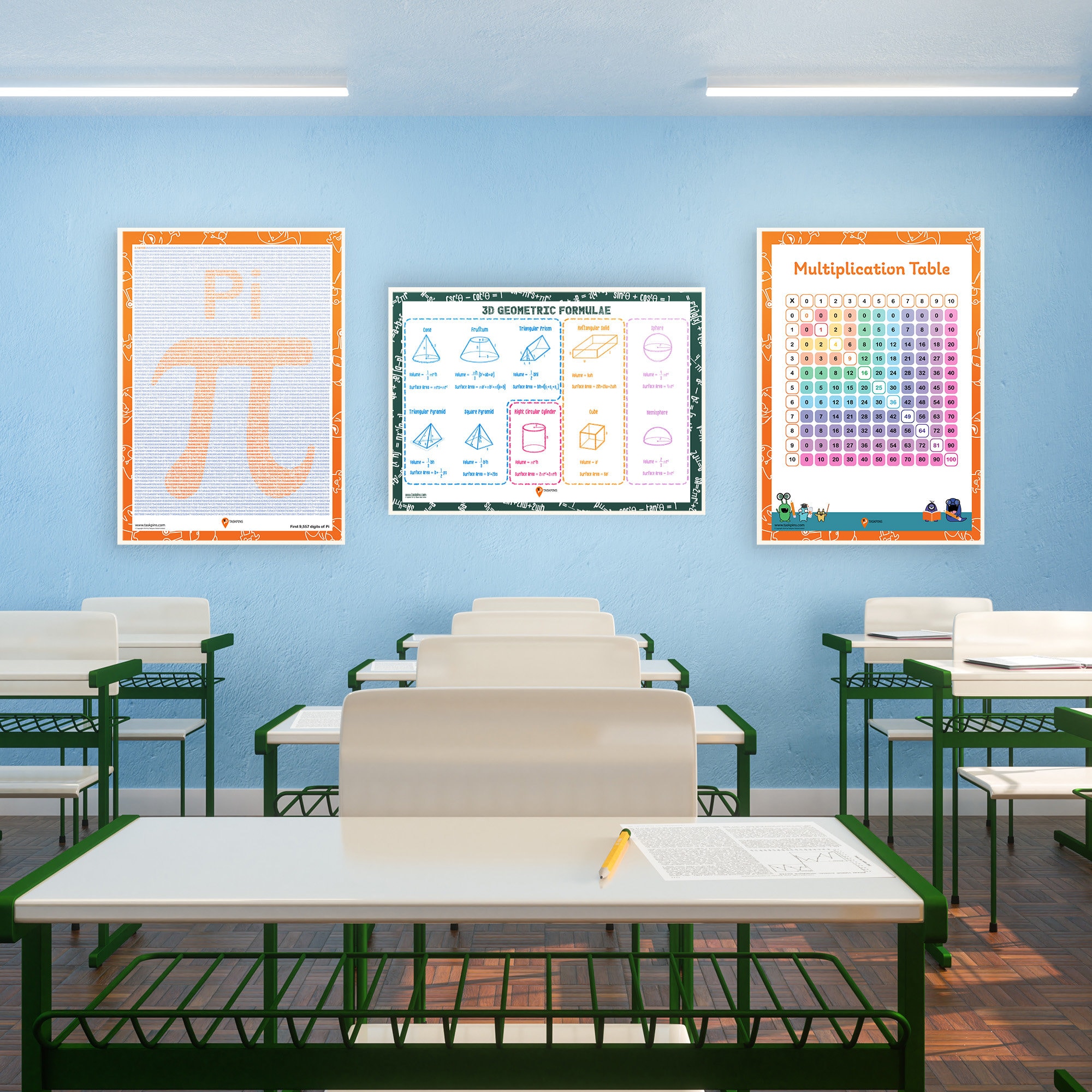3D Geometry Formulae Math Poster Math Teacher Ideas Mathematics ...