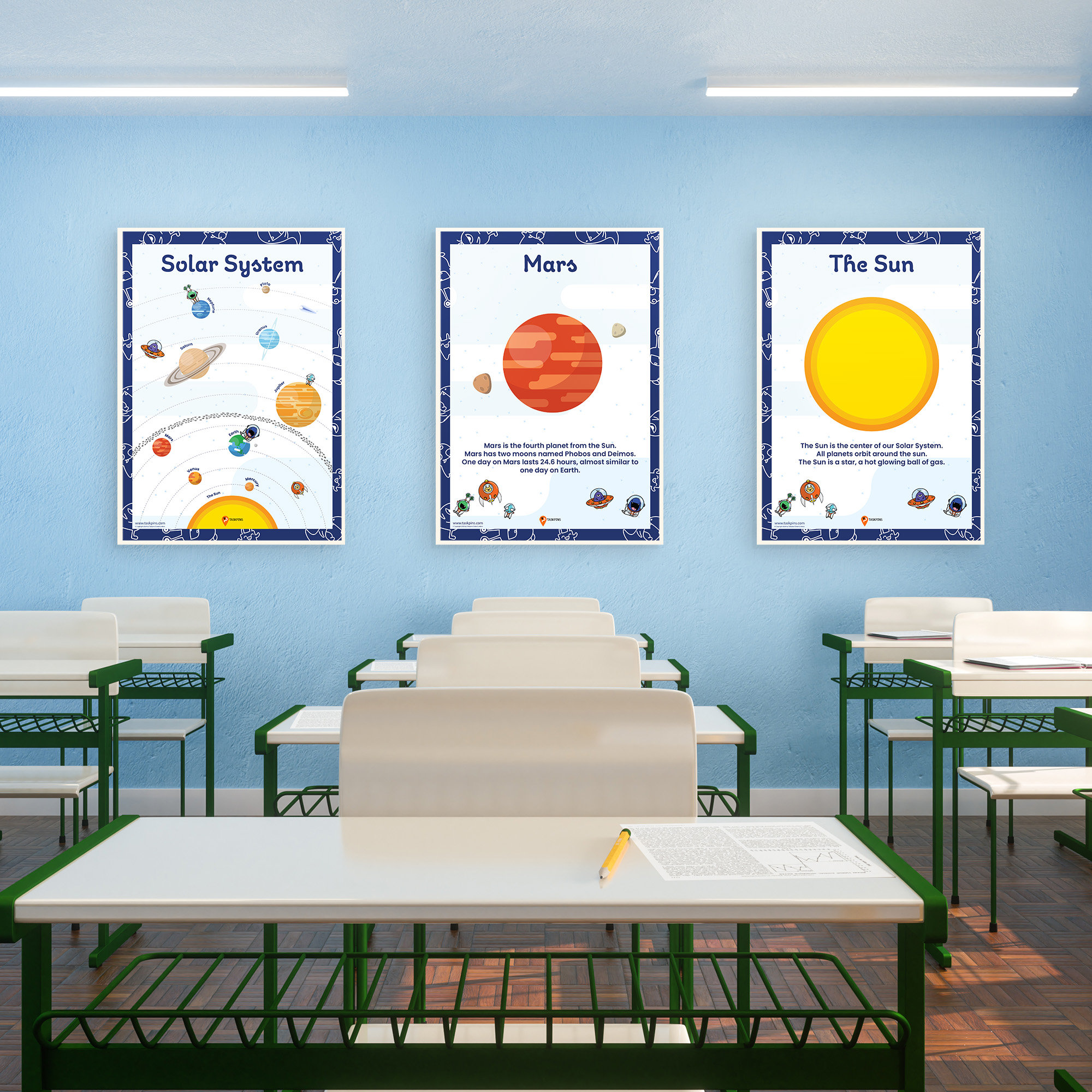 Planet Mars Poster Space Printable Mars Wall Art Poster Mars Kids ...