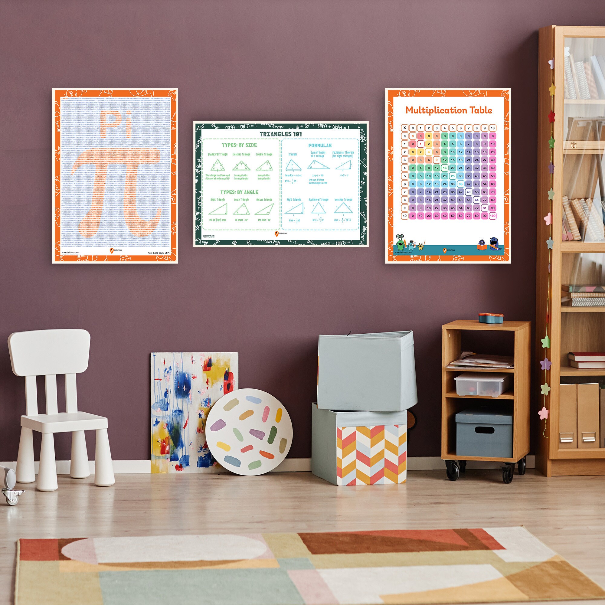 Triangles Formulae Math Poster Math Teacher Ideas Mathematics Printable ...