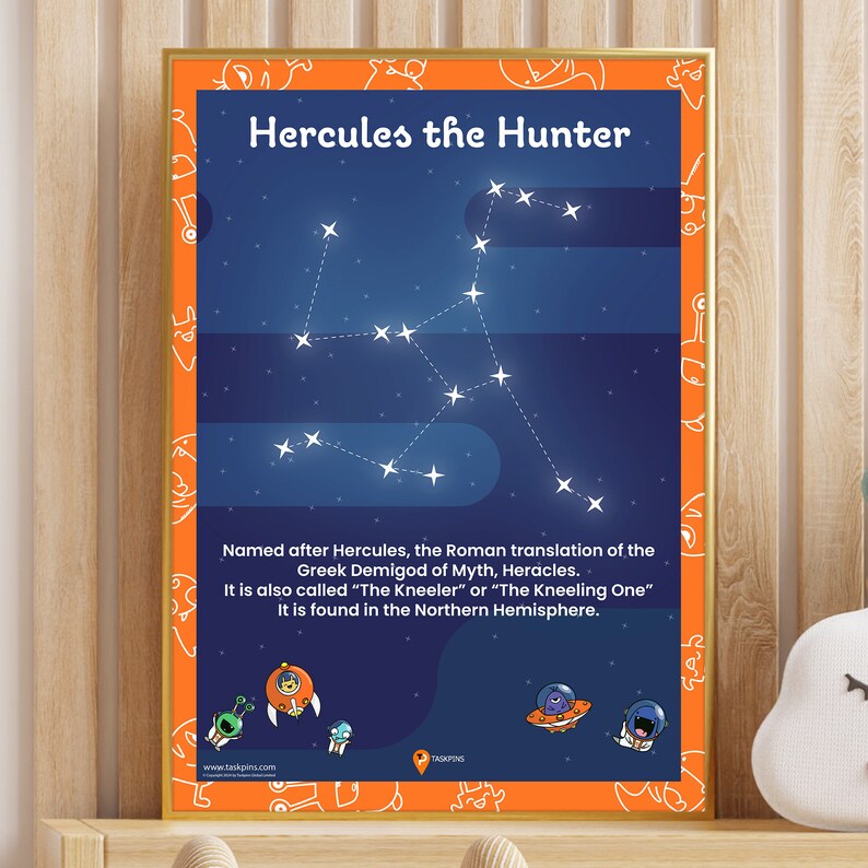Hercules Printable Space Wall Star Bedroom Ideas Decoration Space Art ...