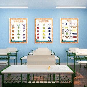 Primary Colours Poster Kids Color Print Classroom Decor 儿童海报 Printable ...