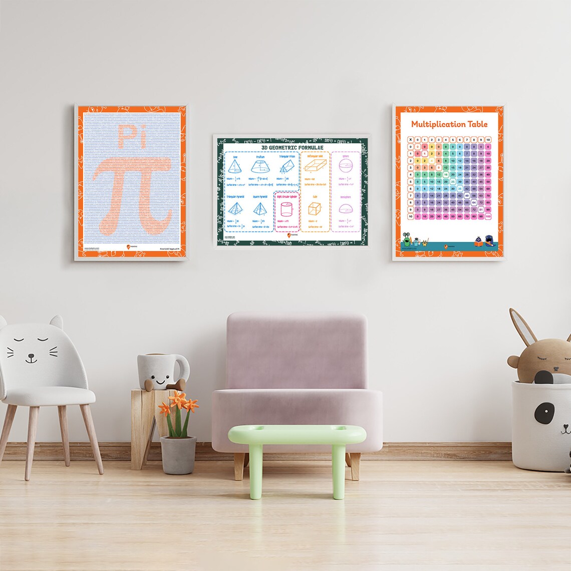 3D Geometry Formulae Math Poster Math Teacher Ideas Mathematics ...