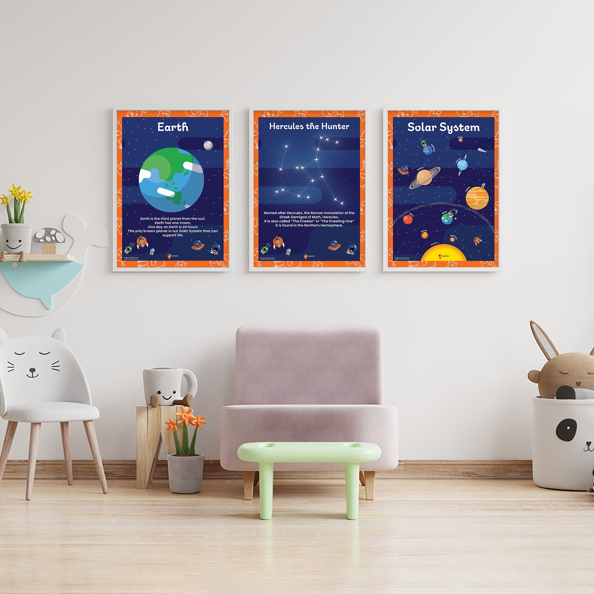 Hercules Printable Space Wall Star Bedroom Ideas Decoration Space Art ...