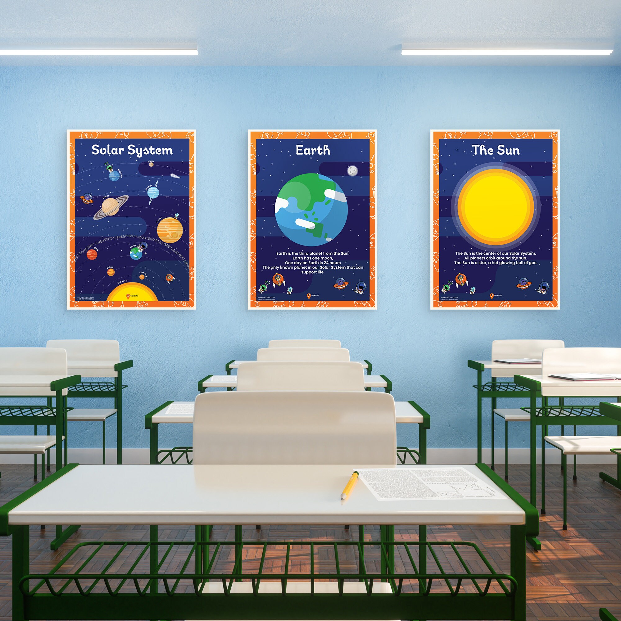 Planet Earth Poster Space Printable Earth Wall Art Poster Earth Kids ...