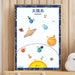 Solar System Poster Traditional Chinese 太陽系 行星 Planets Poster Space ...