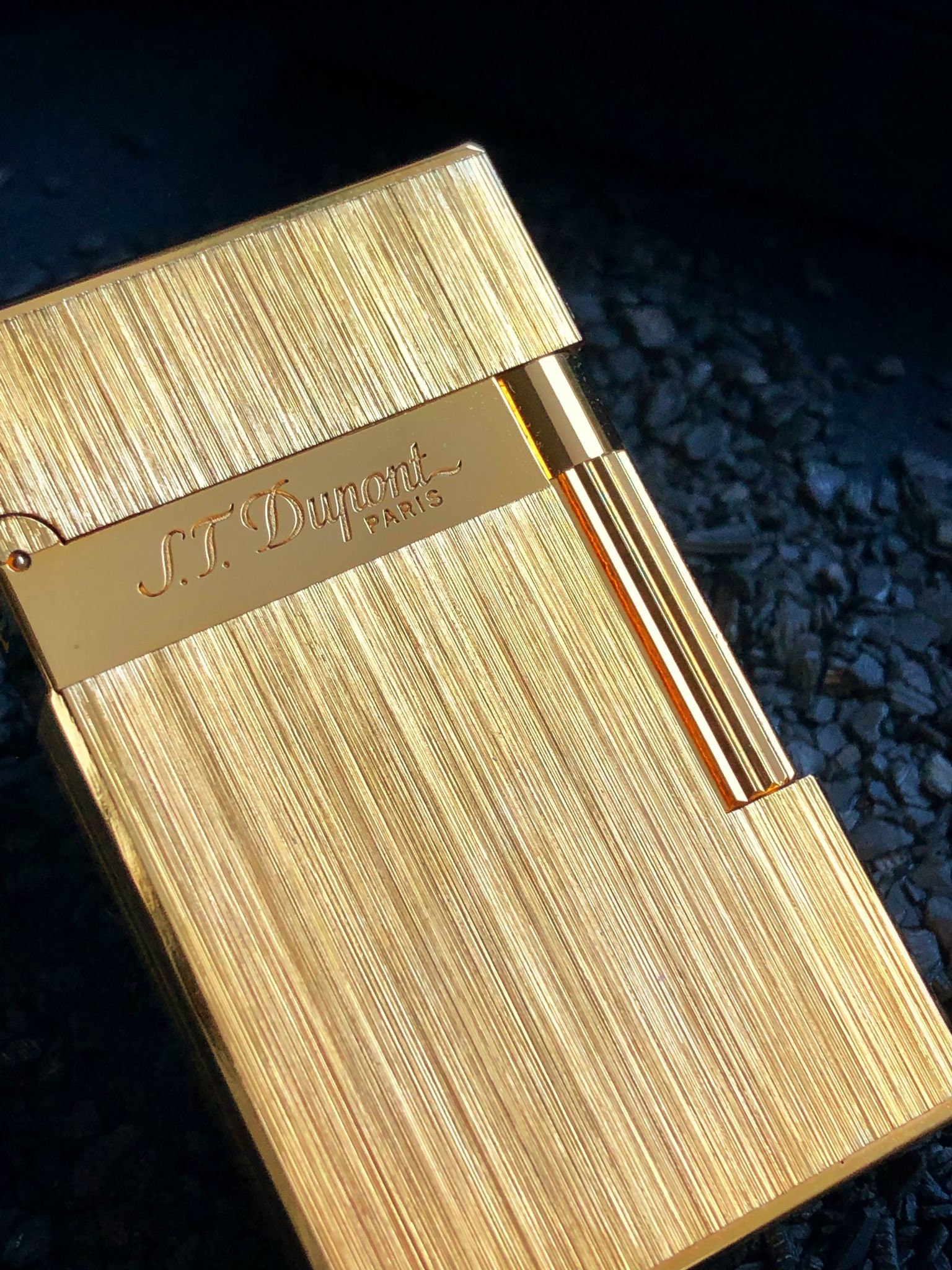 S.T Dupont Lighter / Gold Series/ Luxury / Man Gift / - Etsy