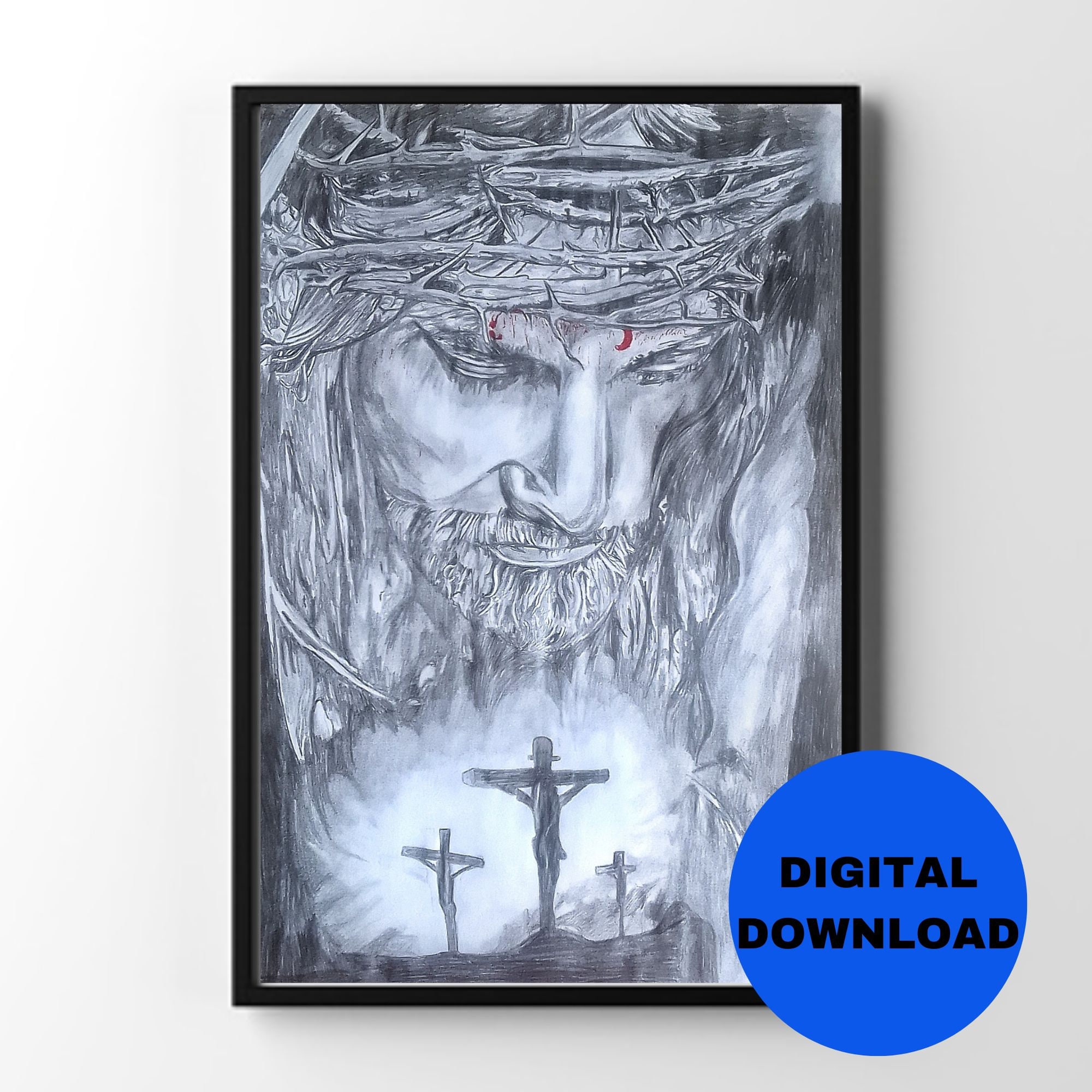 Jesus On The Cross Drawings In Pencil