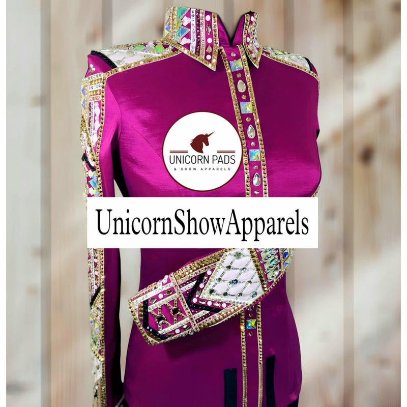 Pink Horse Show Top - Etsy UK