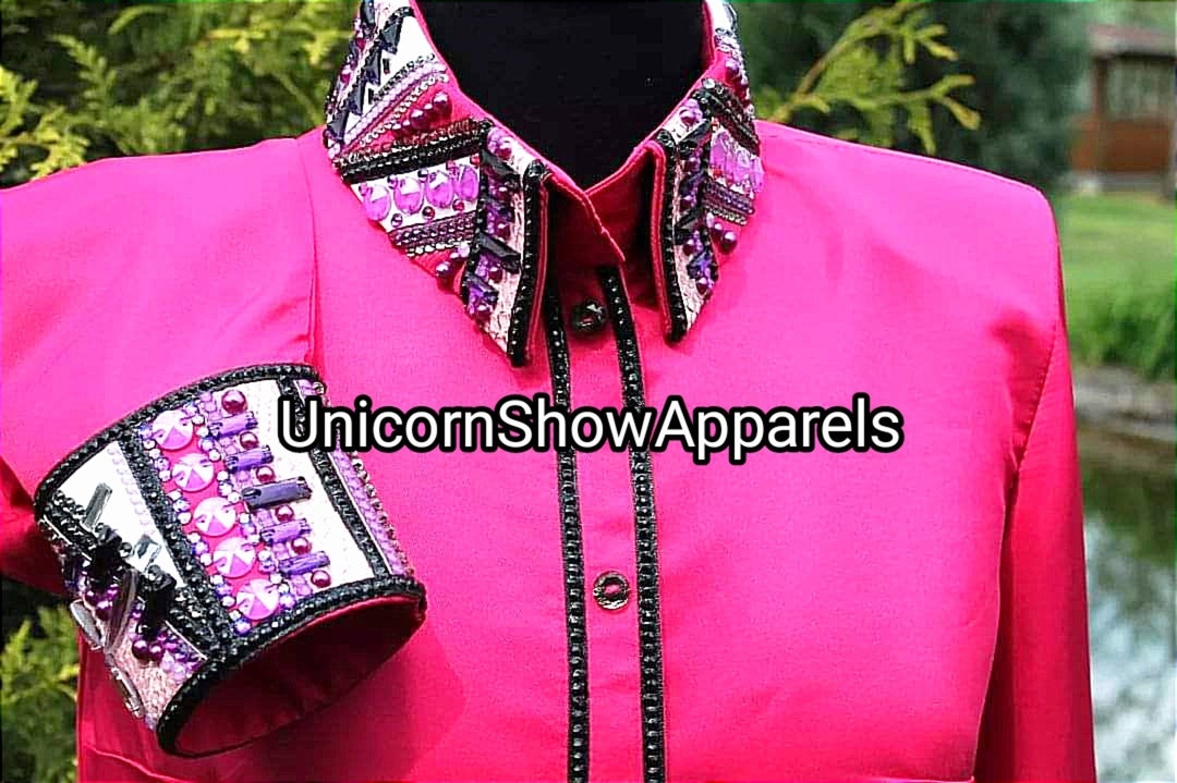 Western Show Pink Shirt Showmanship Shirt Western Show Outfit Pleasure ...