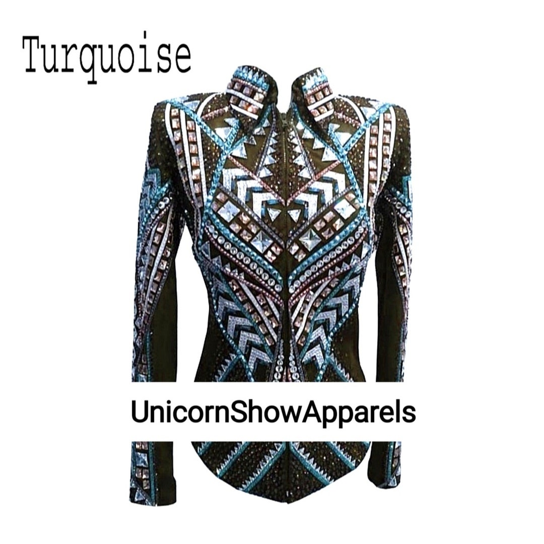 Western Show Jacket Showmanship Jacket Horsemanship Jacket Women Show ...