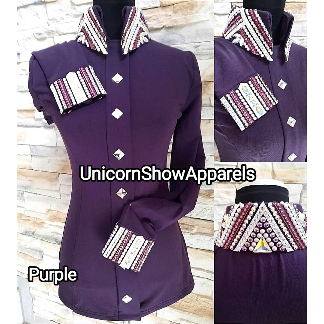 Showmanship Shirt Western Show Shirt for Women Horsemanship Jacket ...