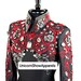 Sparkling Red Silver With Black Base Show Jacket Showmanship Jacket ...