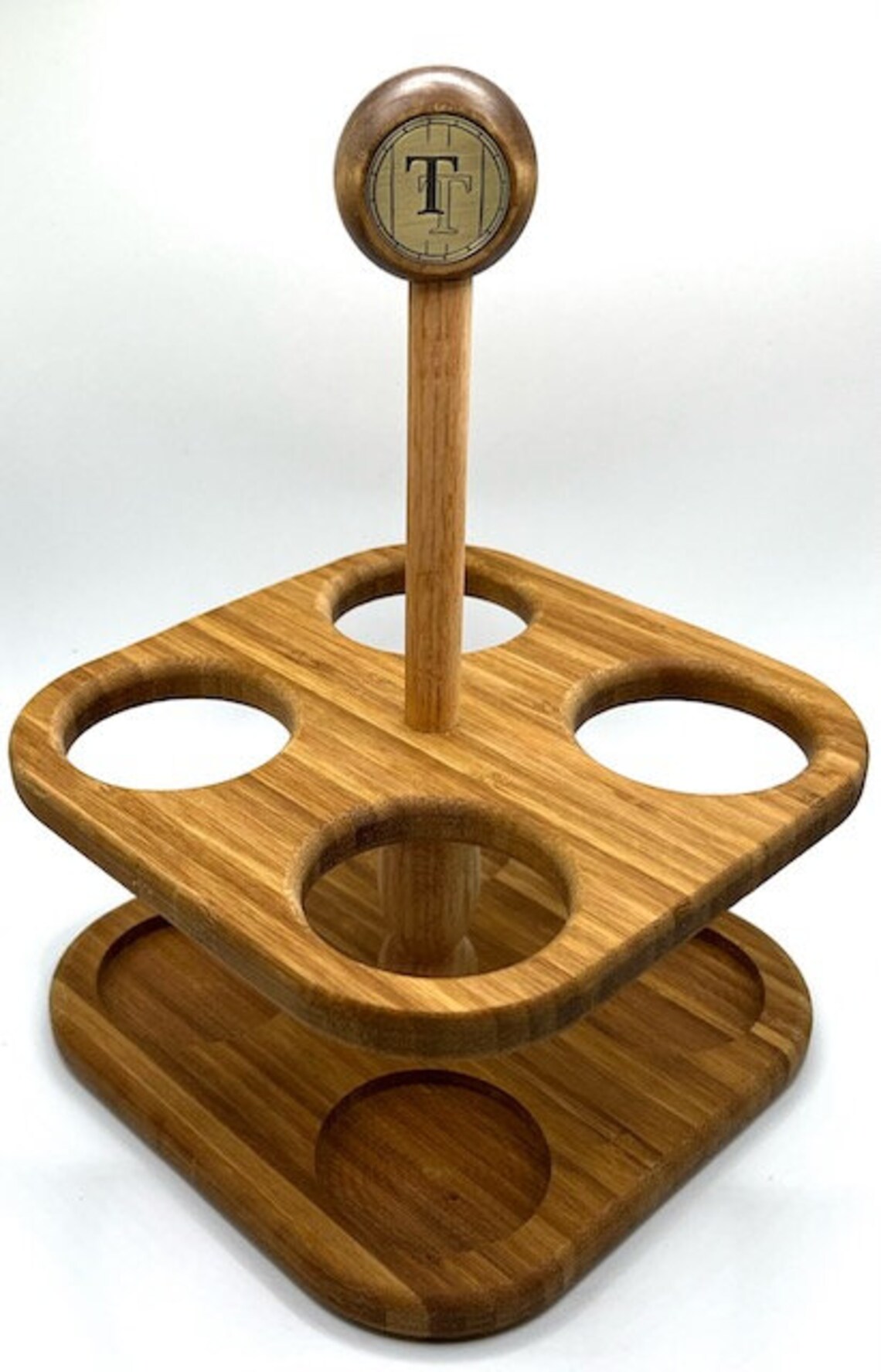 Beer Flight Caddy (GLASSWARE INCLUDED) - Etsy