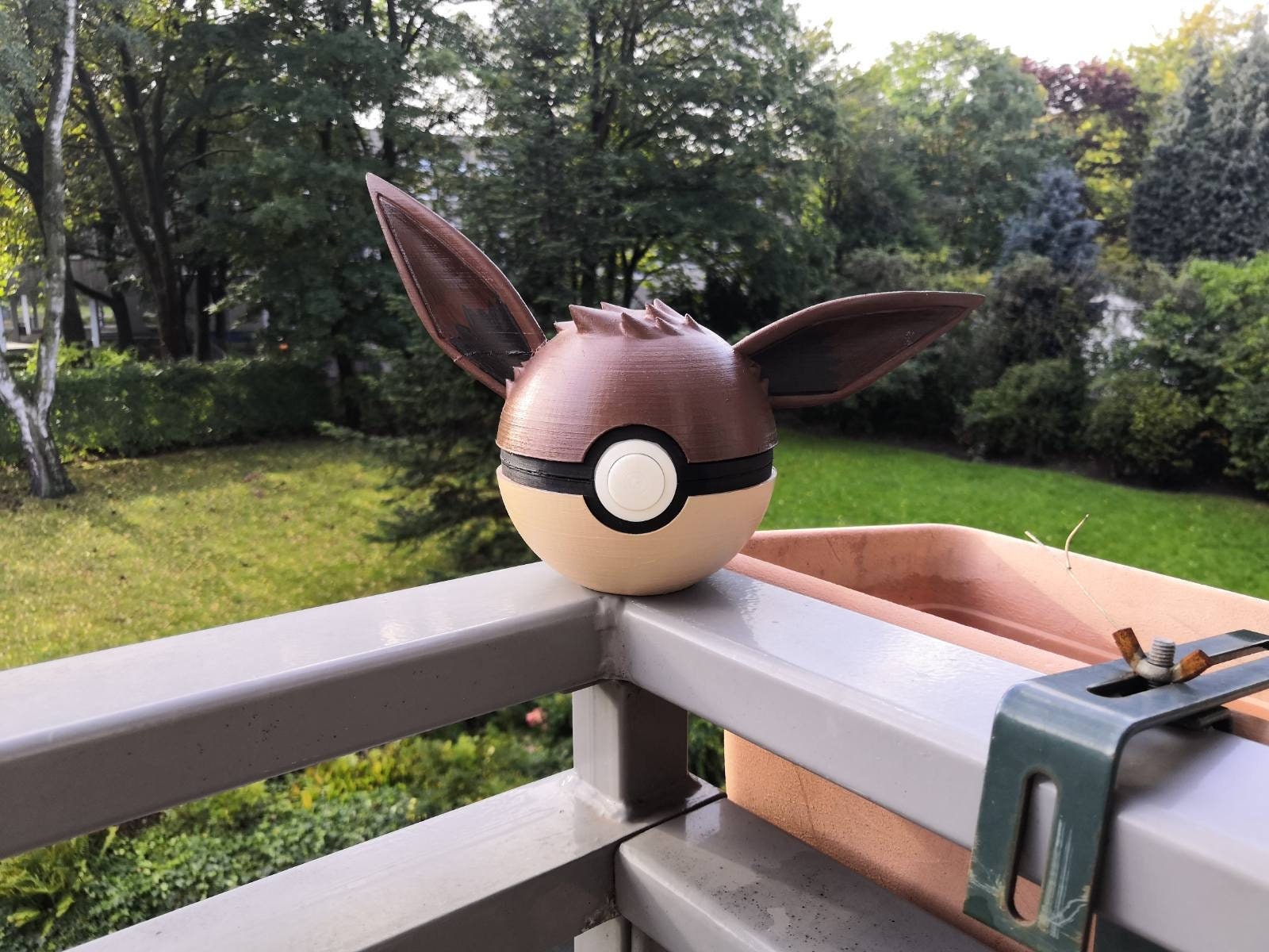 Eevee Pokemone Pokeball 3D Printed Personalized Gift - Etsy Australia