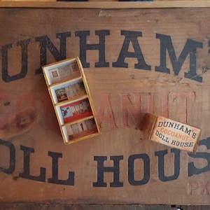 Miniature Dunham's Cocoanut Dollhouse – 1:12 Scale Reproduction ...