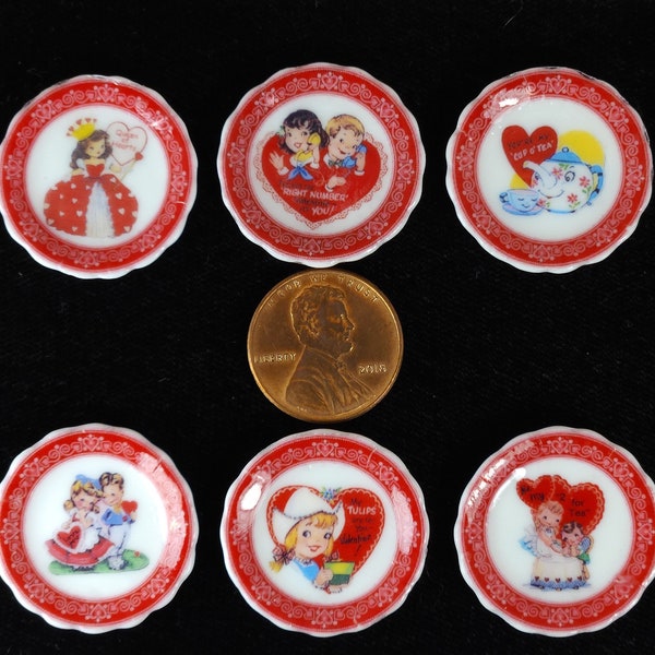 Valentines Day Plates - Etsy