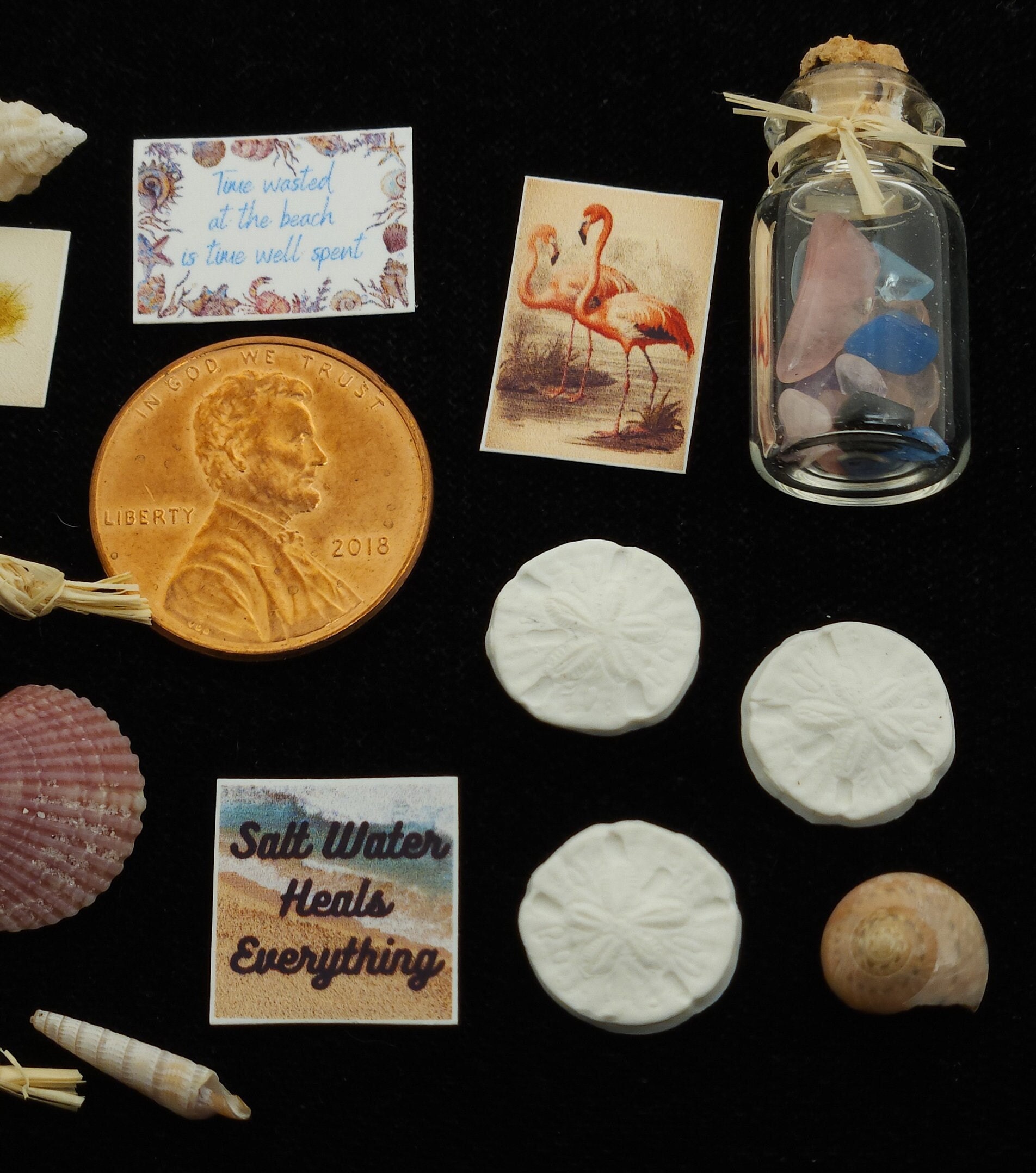 Dollhouse Miniature Beach & Ocean Theme Tiered Tray 1:12 - Etsy