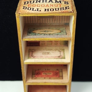 Miniature Dunham's Cocoanut Dollhouse – 1:12 Scale Reproduction ...