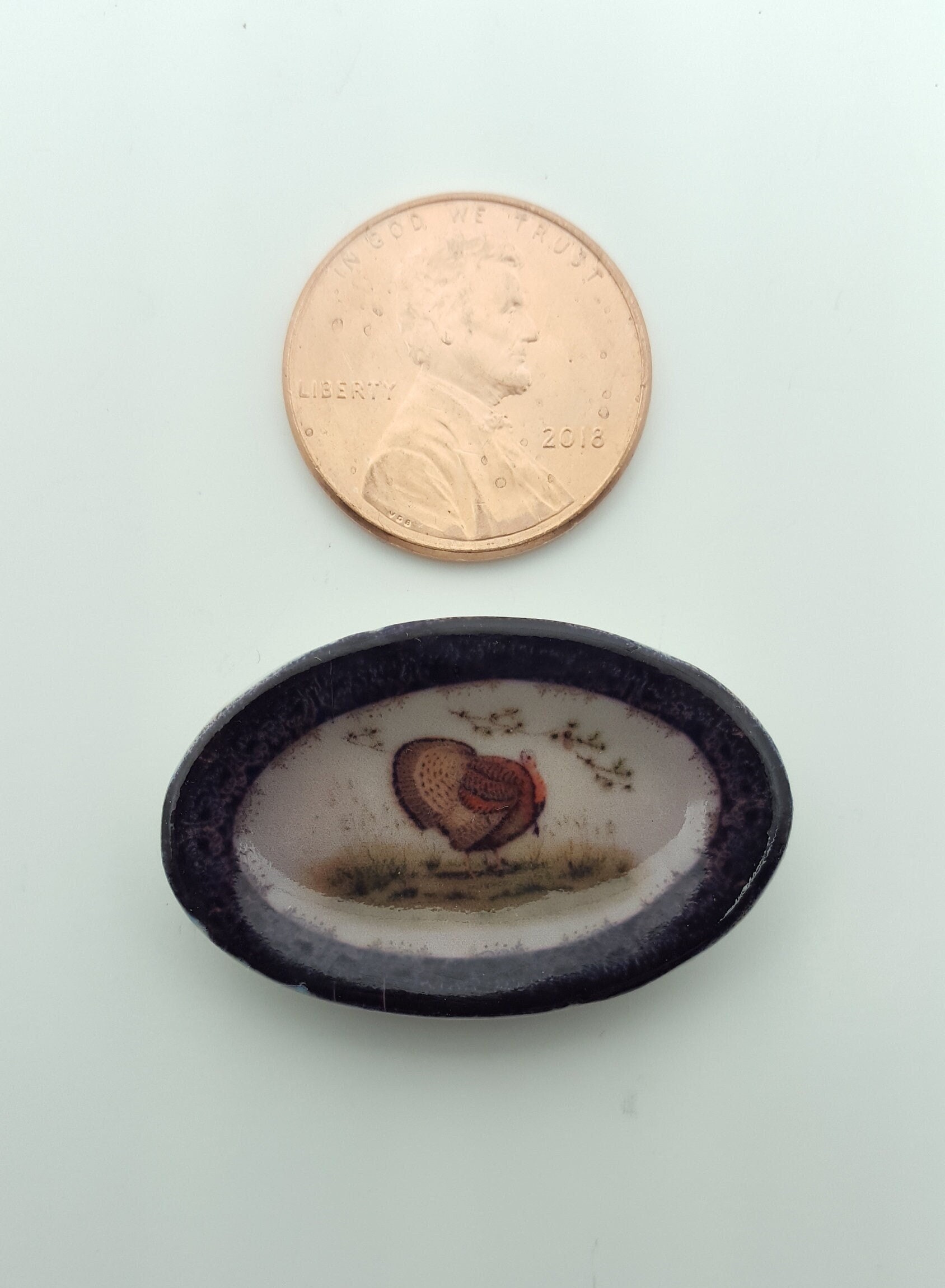 Dollhouse Miniature Oval Turkey Platter 1:12 Scale Blue - Etsy