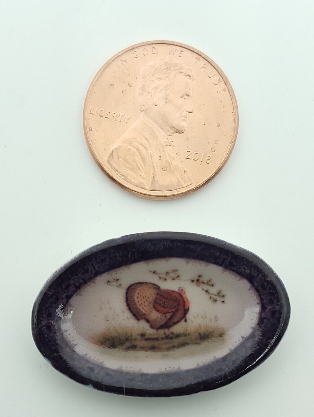 Dollhouse Miniature Oval Turkey Platter 1:12 Scale Blue - Etsy