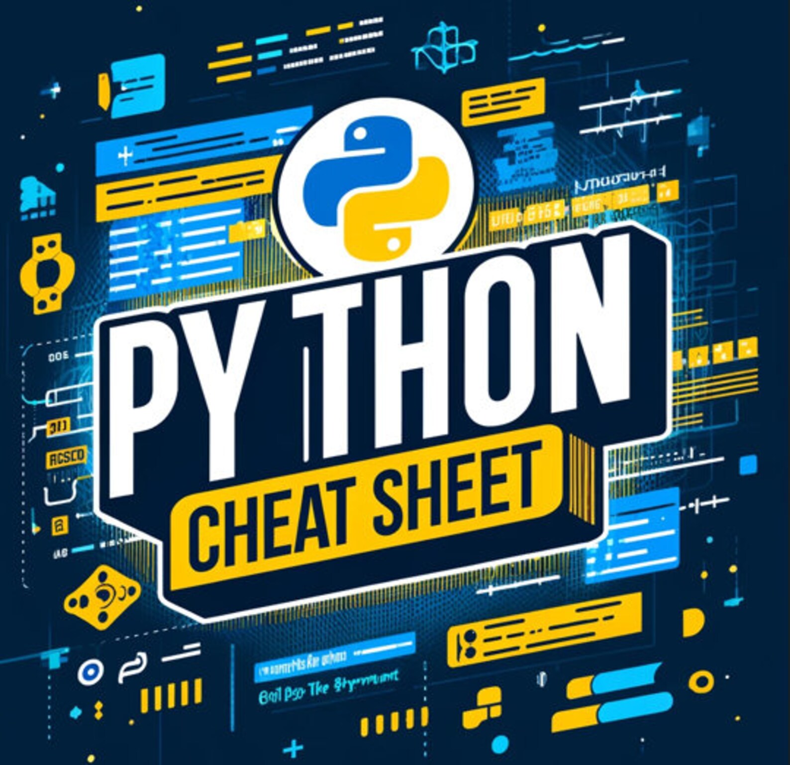 Python Cheat Sheet: ELI5 Guide for Beginners Easy Python Basics and Data Structures Instant ...
