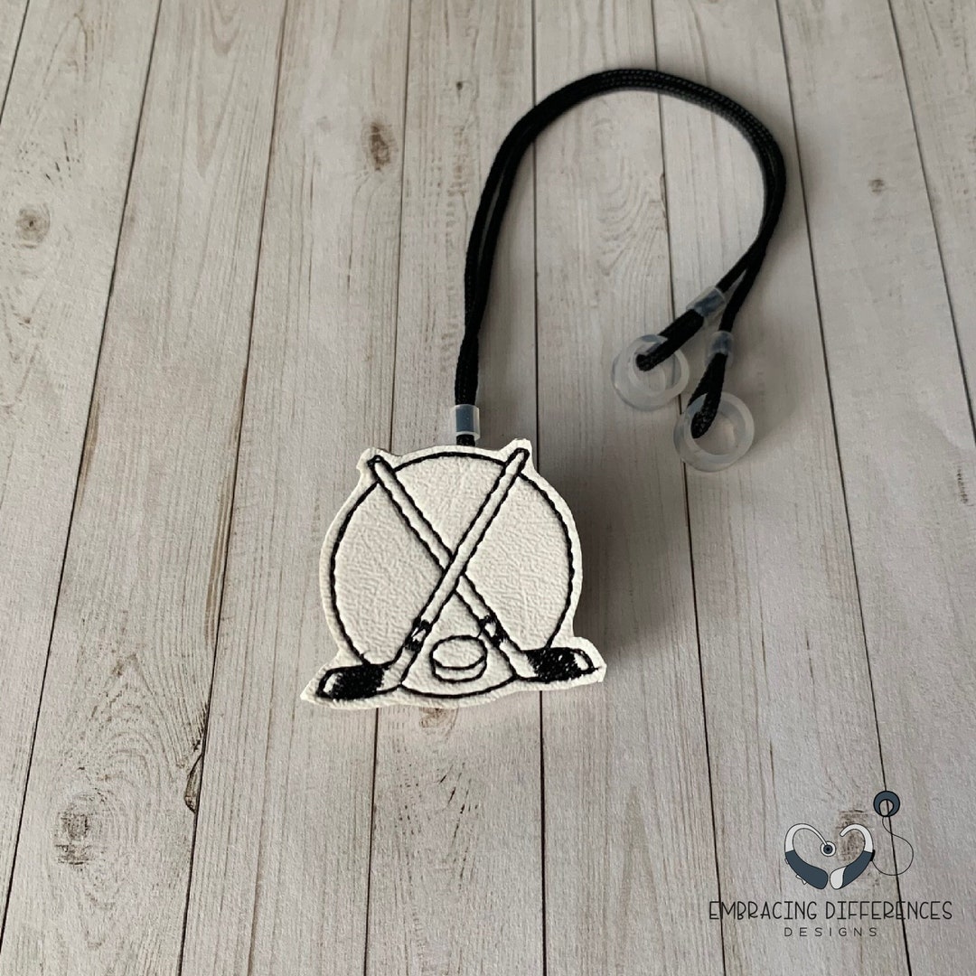 Hockey Hearing Aid or Cochlear Implant Leash / Retention Cord / Lanyard ...