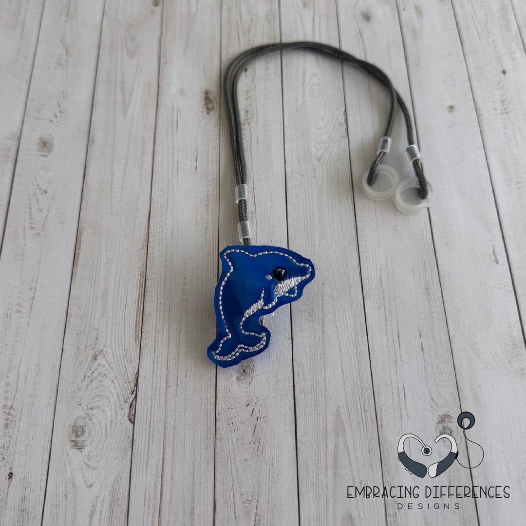 Dolphin Hearing Aid or Cochlear Implant Leash / Retention Cord ...