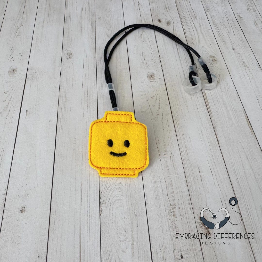 Block Head Hearing Aid or Cochlear Implant Leash / Retention Cord ...