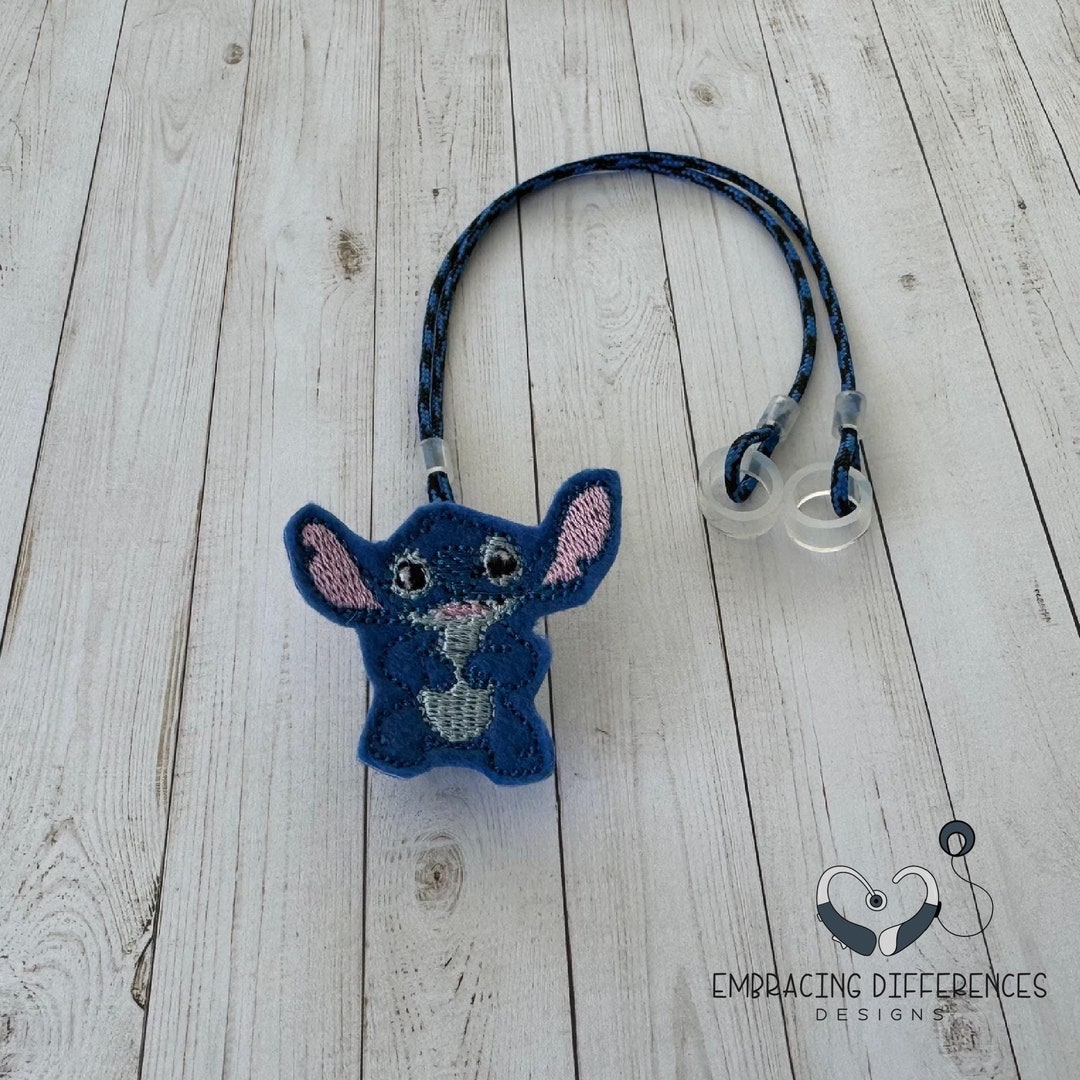 Stitch Hearing Aid or Cochlear Implant Leash / Retention Cord / Lanyard ...