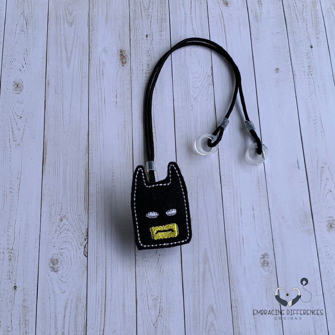 Bat Hero Head Hearing Aid or Cochlear Implant Leash / Retention Cord ...