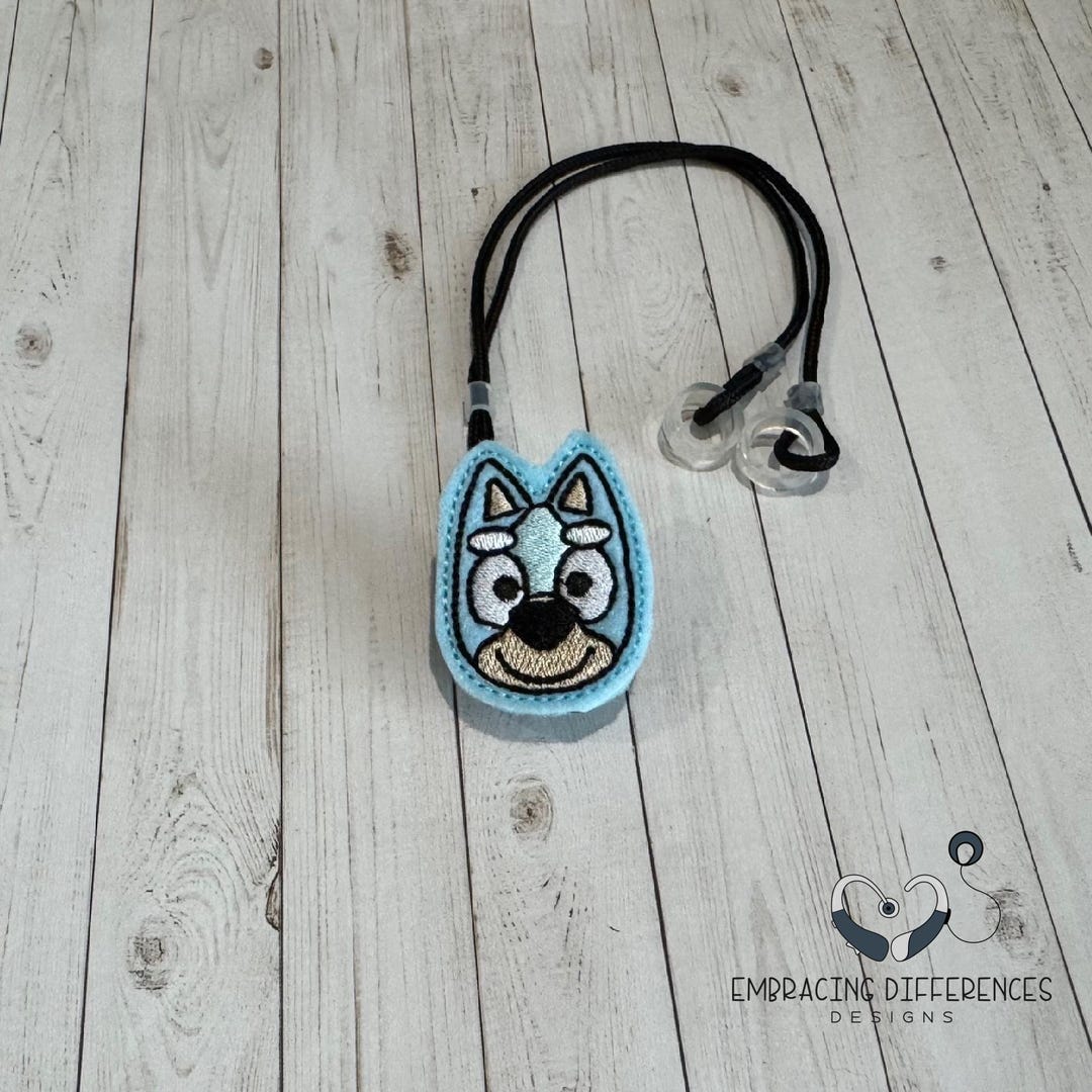 Blue Dog Hearing Aid or Cochlear Implant Leash / Retention Cord ...