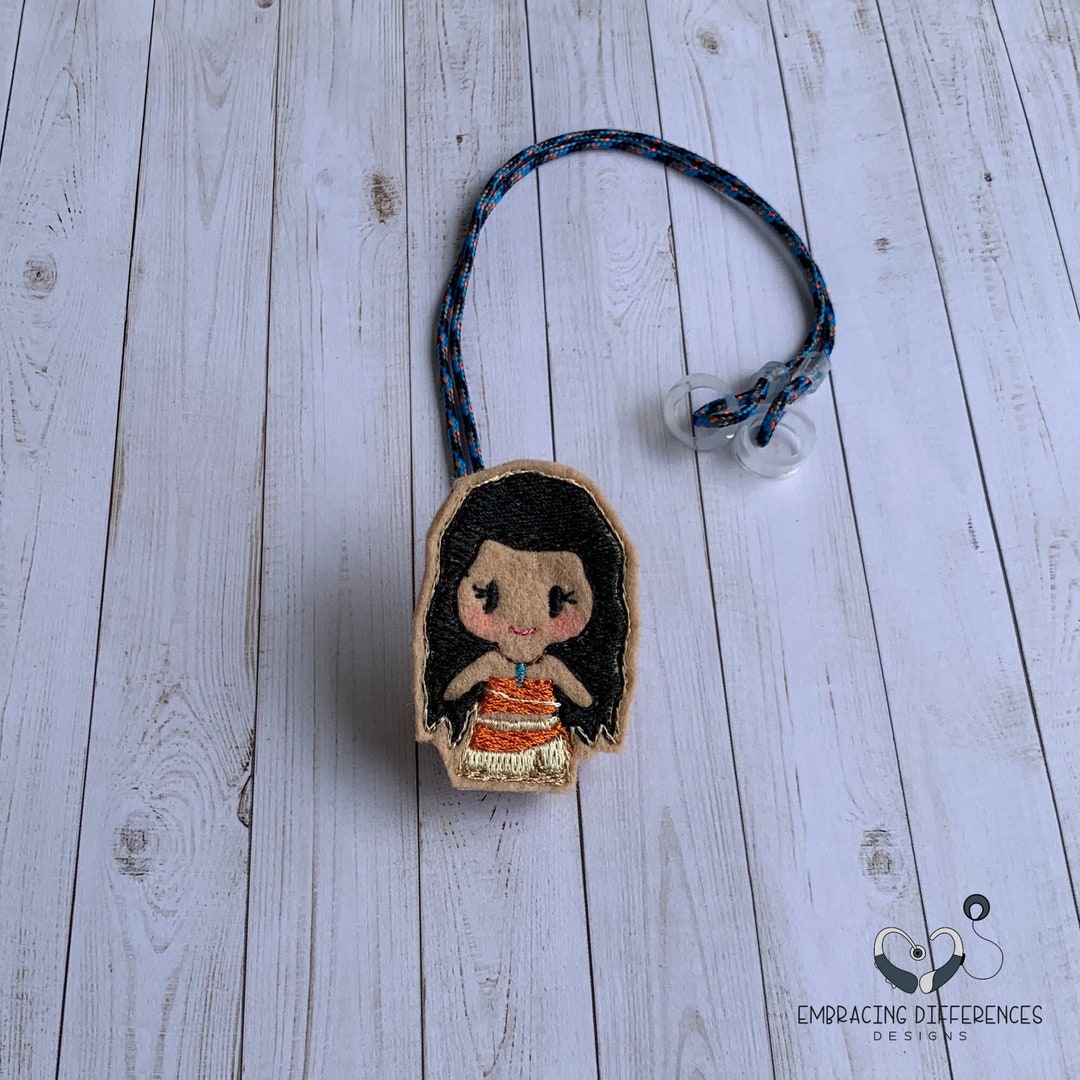 Polynesian Princess Hearing Aid or Cochlear Implant Leash / Retention ...